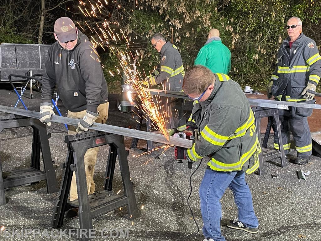 Metal cutting training - Skippack Fire Company